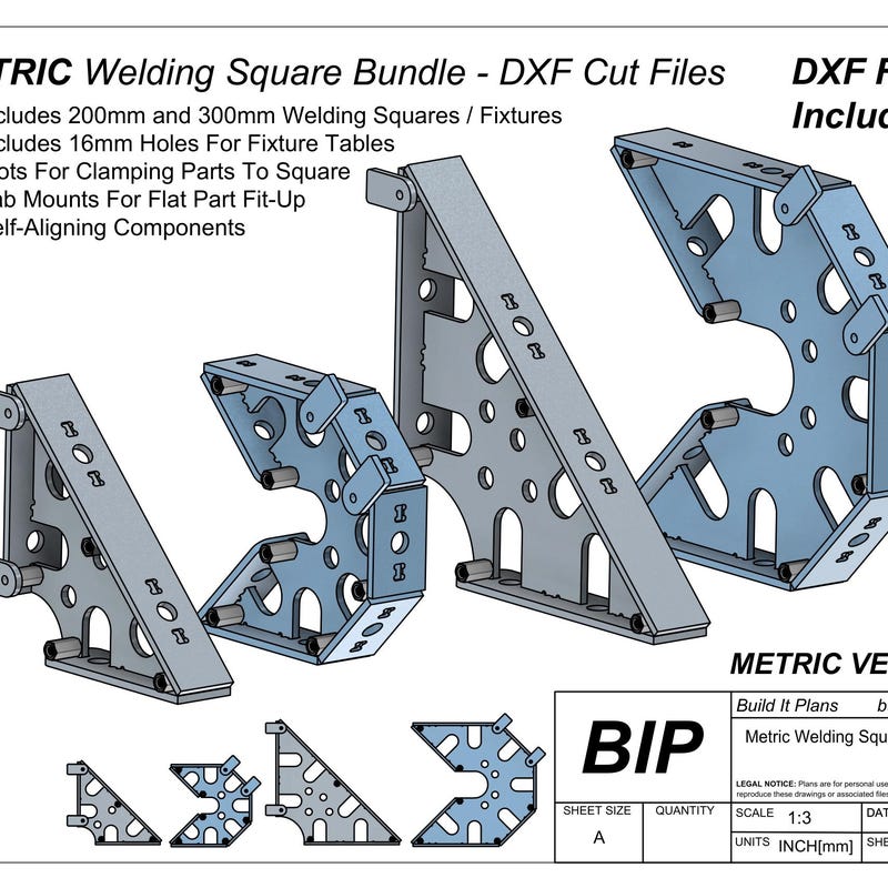 Welding Table Dxf Files 6mm - Etsy UK