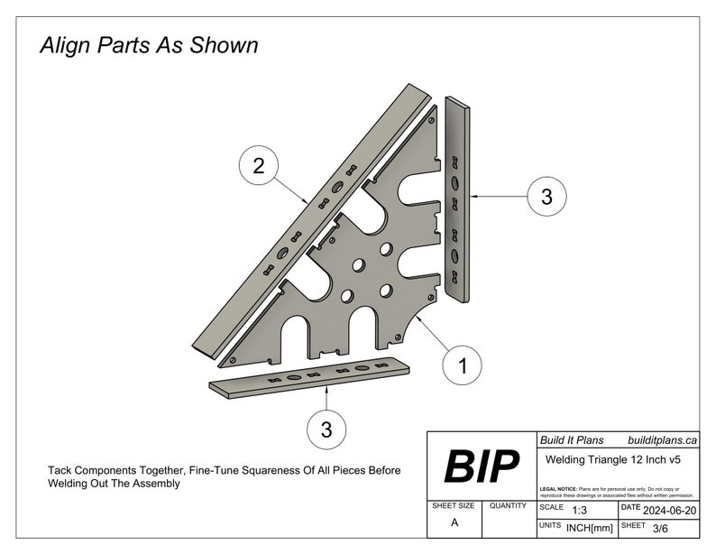 12" Welding Triangle DXF Files – Fabrication Jig Cut Files - Etsy Canada