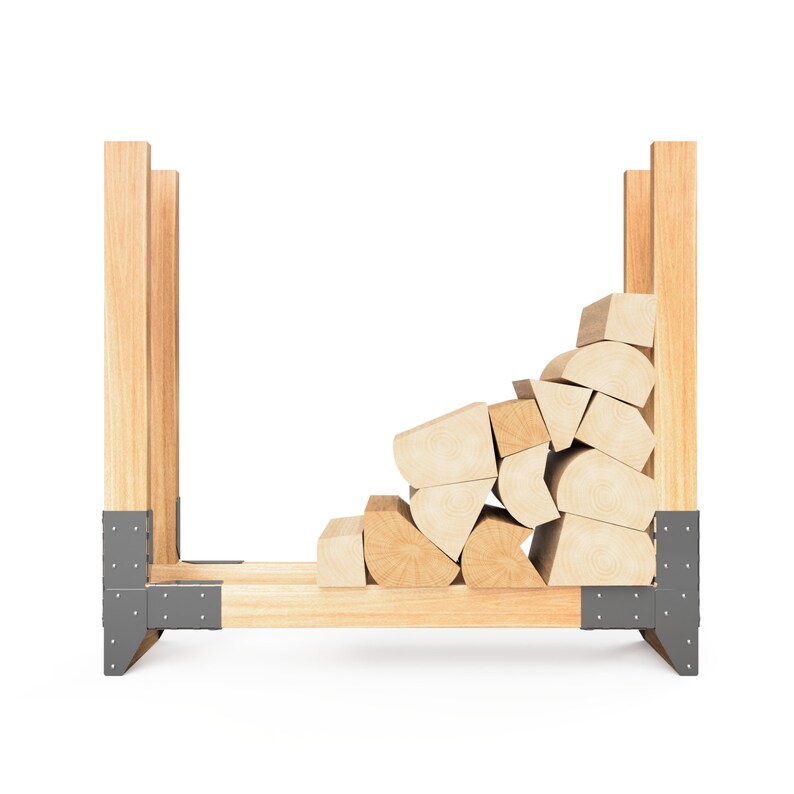 Firewood Rack Bracket Cut Files Firewood 2x4 Storage System DXF Cut ...