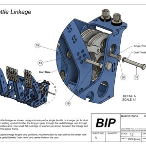 Pedal Box Files + Plans - Floor Mount 3 Pedal Set DXF Files + PDF Plans ...