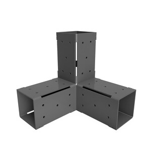 4x4 Post Corner Bracket DXF Cut Files - DIY Post Structure - Etsy