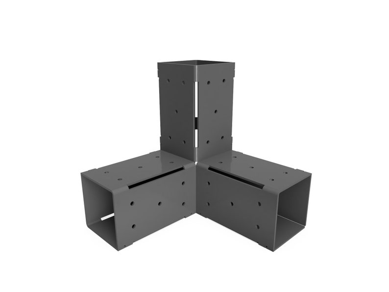 4x4 Post Corner Bracket DXF Cut Files - DIY Post Structure - Etsy