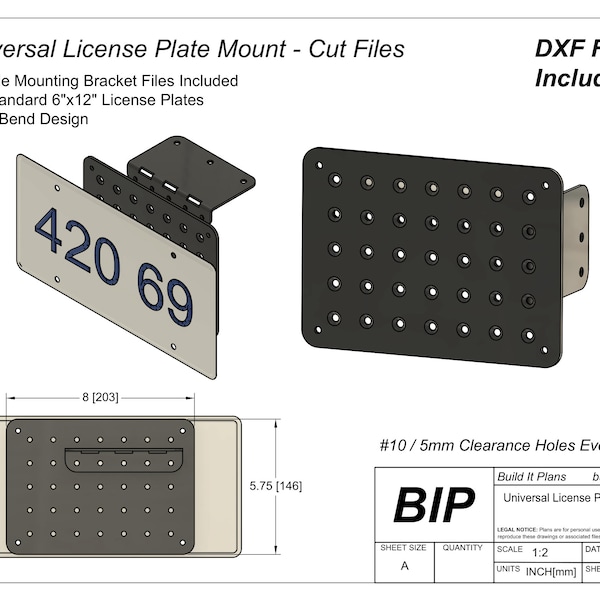 License Plate Mounting Bracket - Etsy