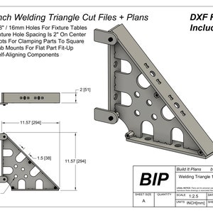 0.25" Welding Square DXF File Bundle – 0.25" Steel Fixture Cut Files ...