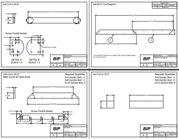 Raised 4x4 Garden Plans