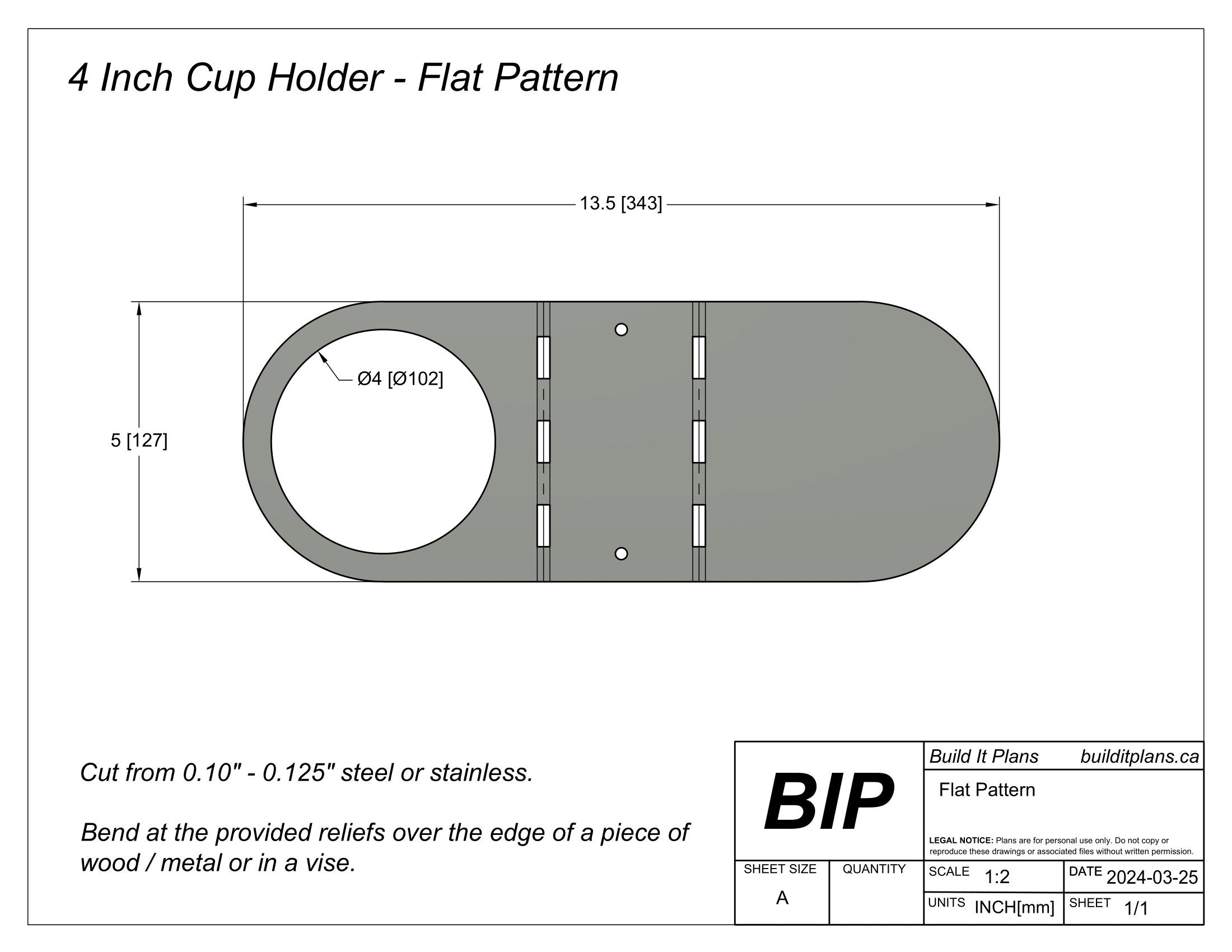 Universal Cup Holder DXF - Wall Mount Drink Holder Cut Files - Etsy