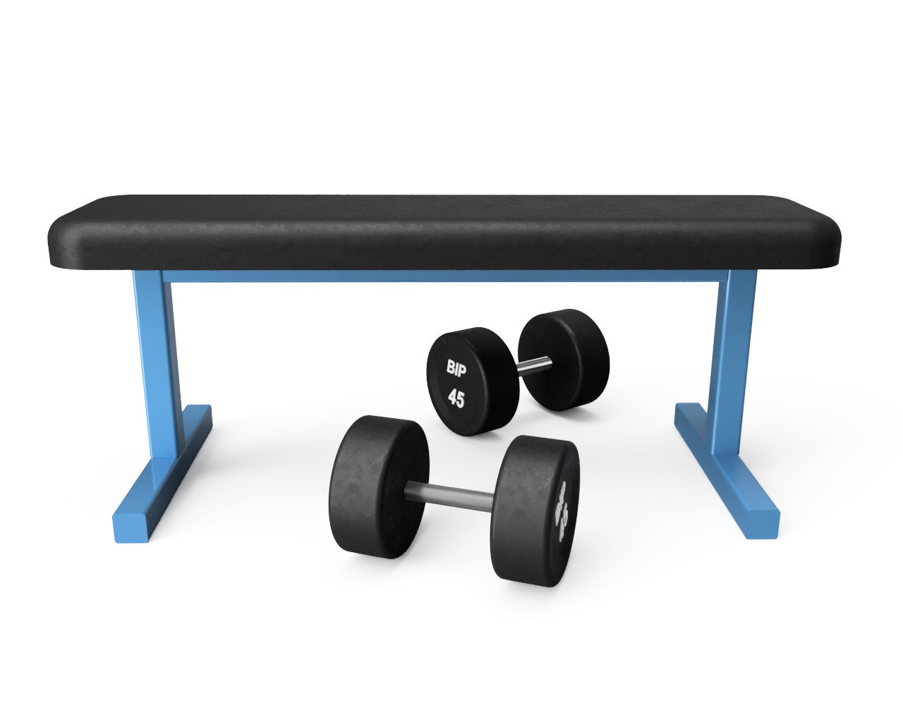 Flat Bench Plans for Home Gym Bench Press - DXF Cut Files and PDF ...