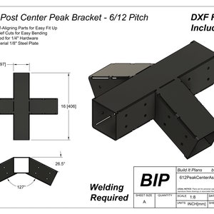 4x4 Post Frame Kit: 6/12 Pitch Truss Bracket DXF Cut Files (digital Download) - Etsy