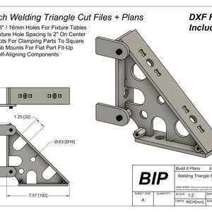 0.25" Welding Square DXF File Bundle – 0.25" Steel Fixture Cut Files ...