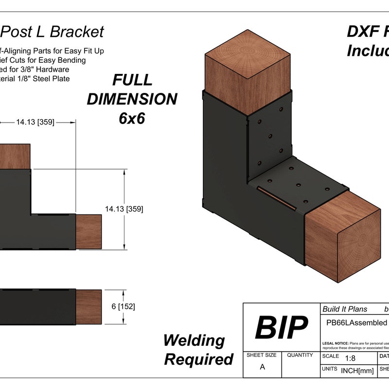 6x6 Corner Bracket - Etsy