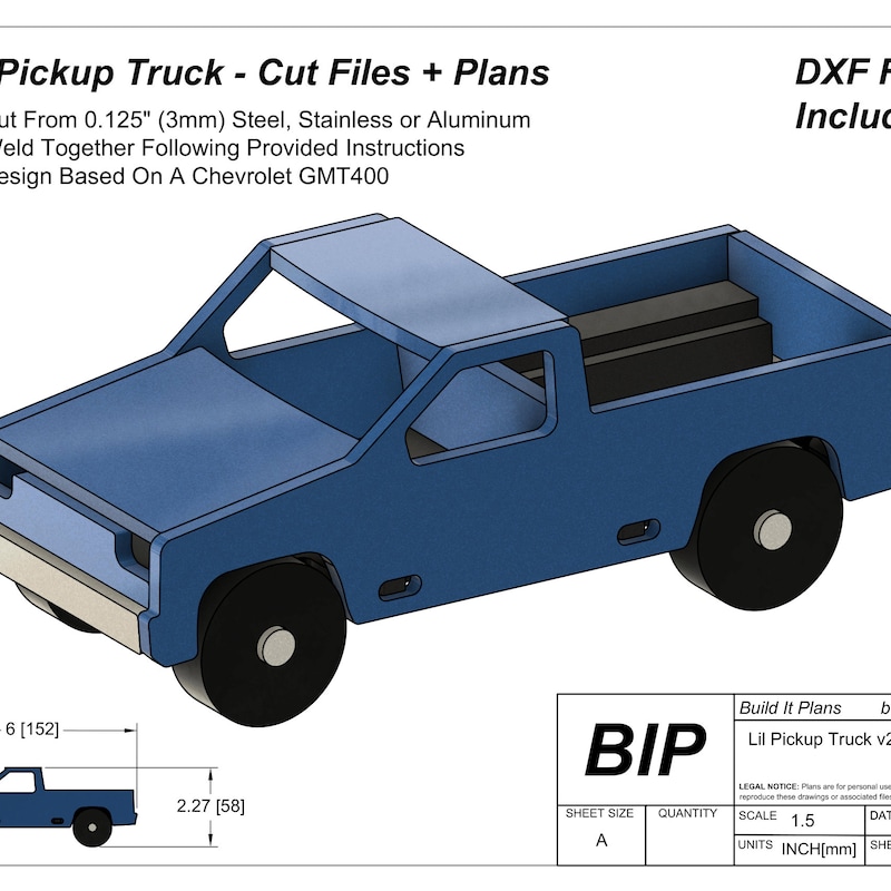 Metal Toy Truck - Etsy