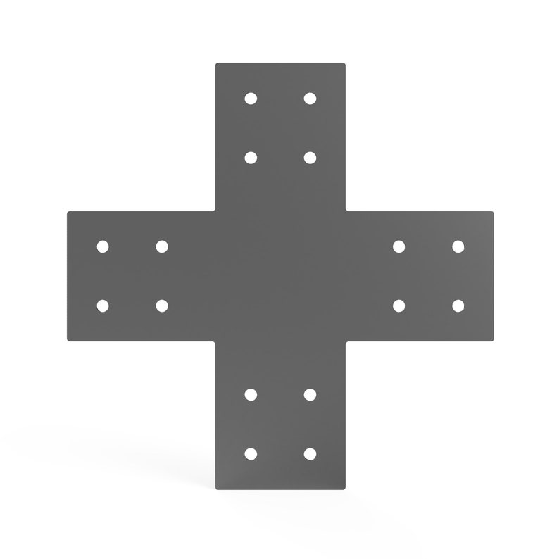 Standard 6x6 Post X Bracket Cut File for Timber Frame DXF Plasma File ...