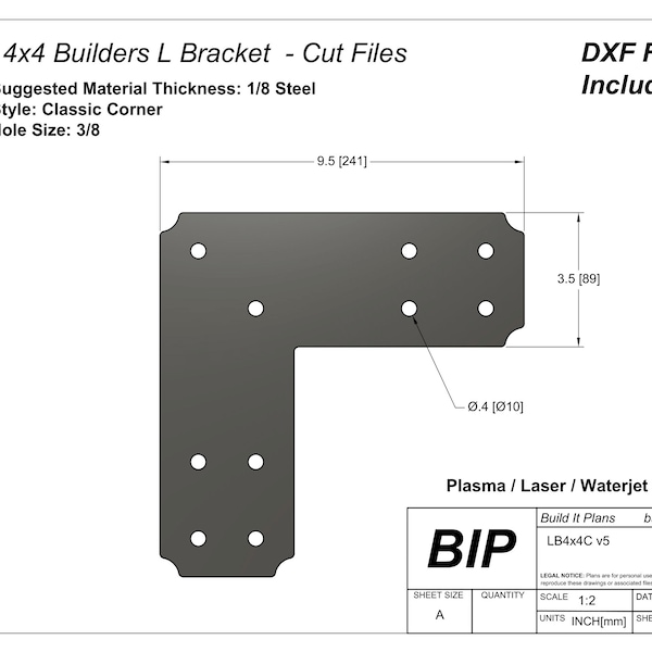 4x4 Post Bracket - Etsy