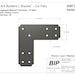 2x4 Joist Hanger Bracket Cut File Mounting Bracket DXF Plasma File for ...
