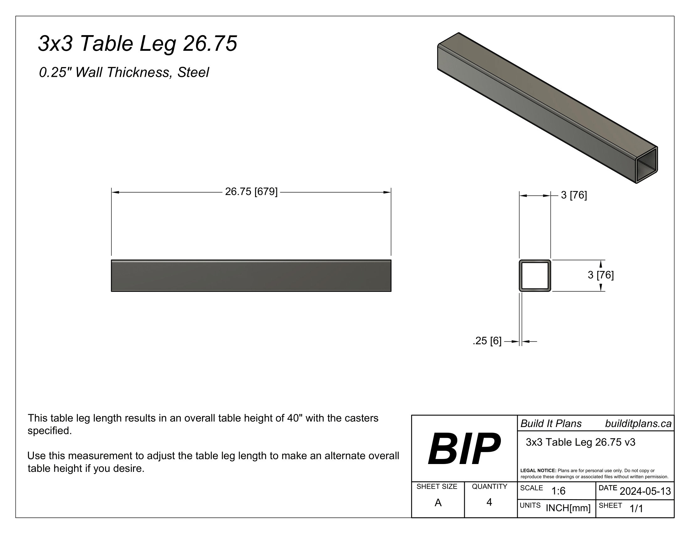 4x8 HD Solid Welding Fixture Table 0.375 Steel Plans and DXF Cut Files ...