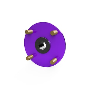 4x115mm Go Kart Hub Cut Files for 4 Bolt 115mm PCD Wheel Hub - DXF ...