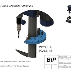 Drill Press Organizer Cut Files - Drill Press Bit Storage Organization ...