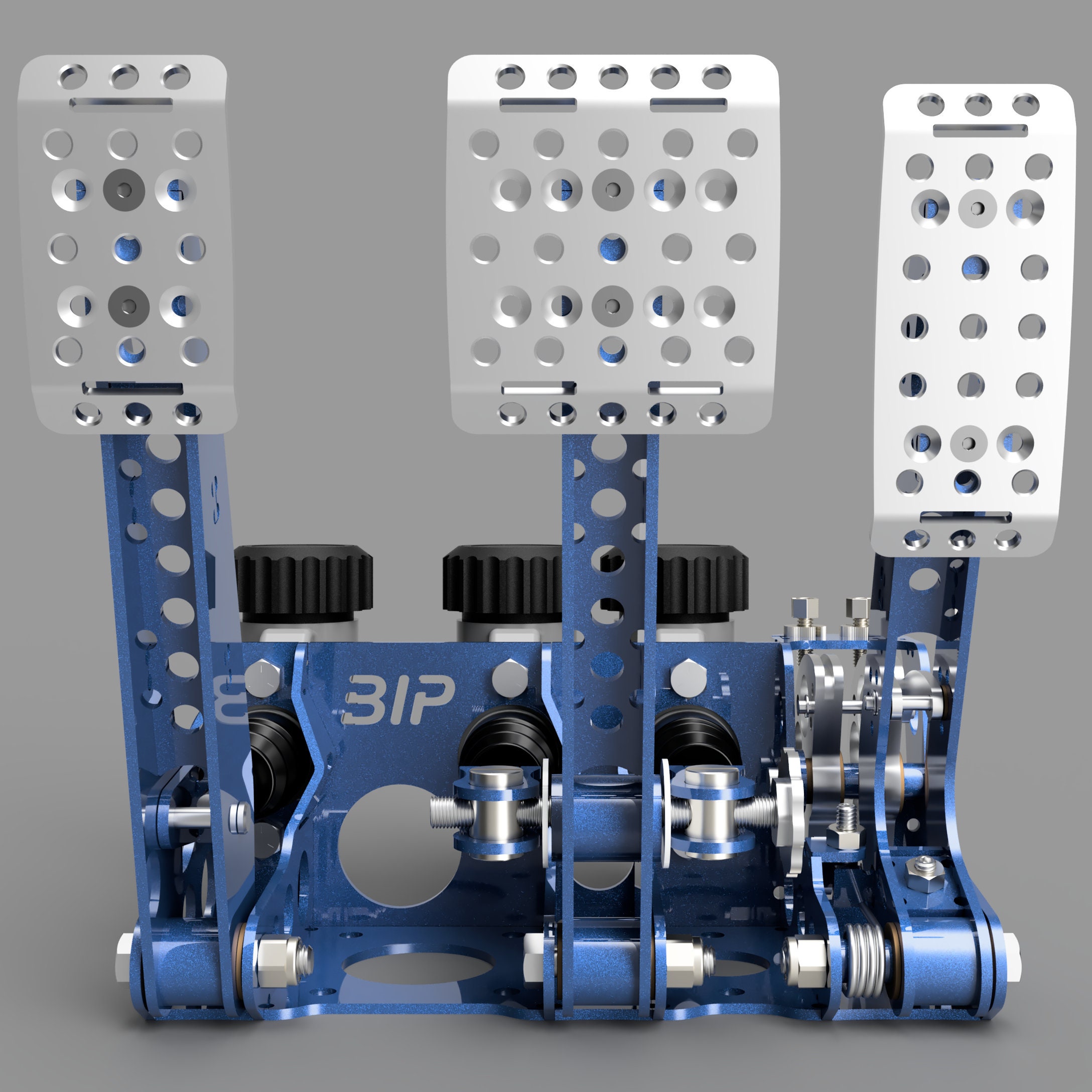 Pedal Box Files + Plans - Floor Mount 3 Pedal Set DXF Files + PDF Plans ...