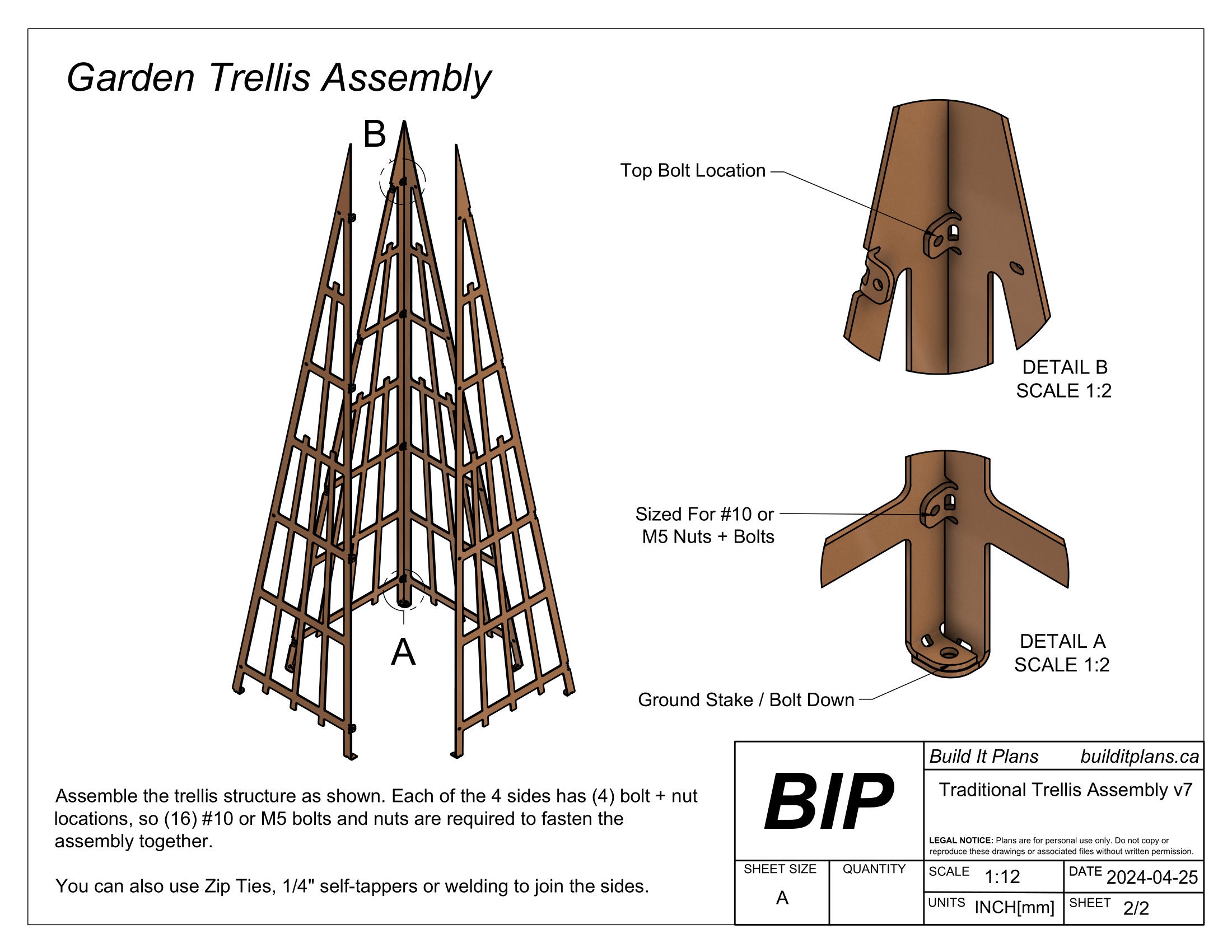 Traditional Garden Trellis DXF Cut Files for DIY Garden Lattice - Etsy