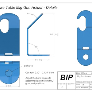 MIG Gun Holder DXF – Welding Table Torch Hook Cut File - Etsy