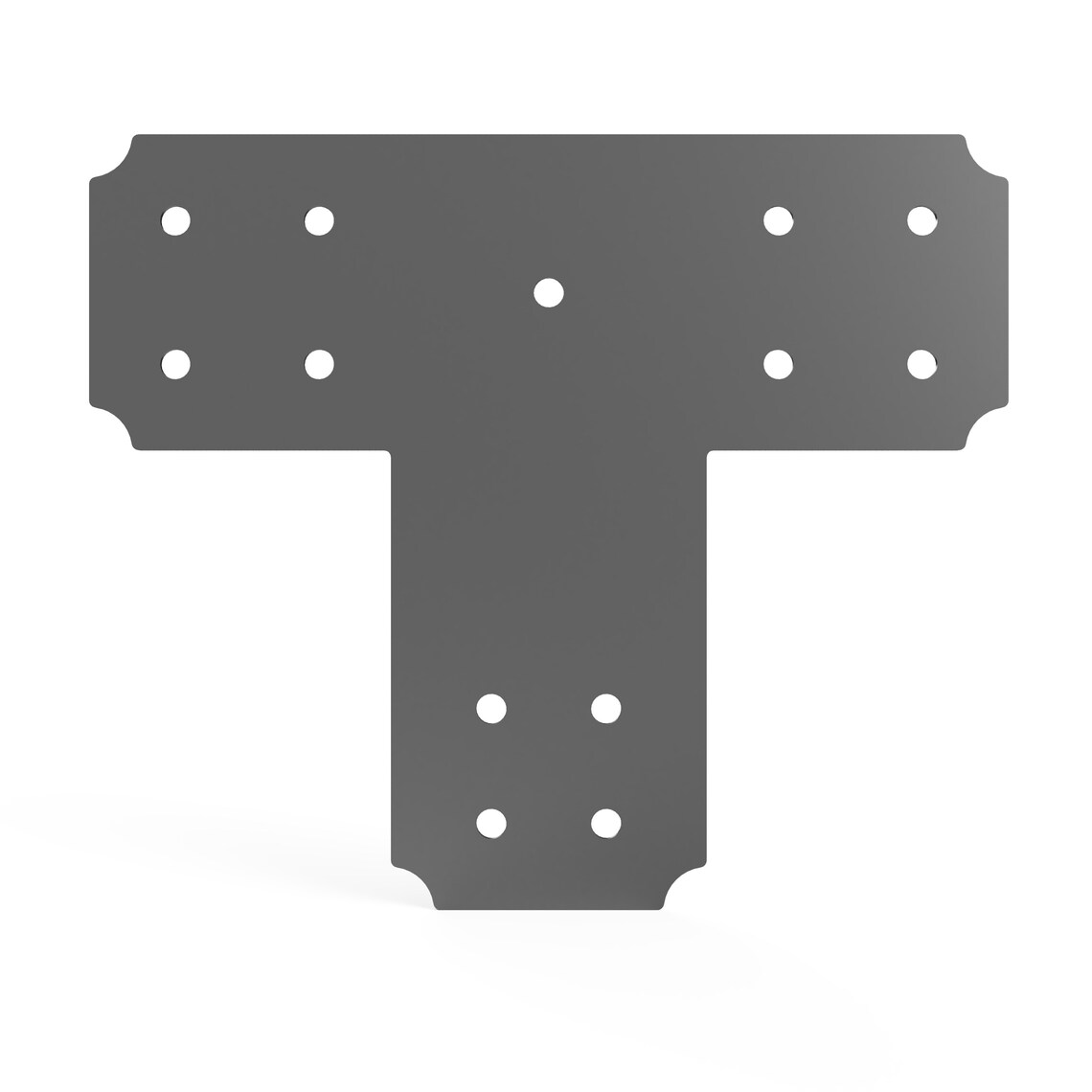 Classic 6x6 Post T Bracket Cut File Timber Frame DXF Plasma File Tee ...