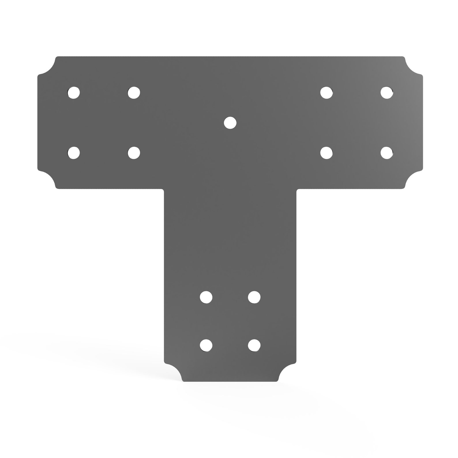 Classic 6x6 Post T Bracket Cut File Timber Frame DXF Plasma File Tee ...