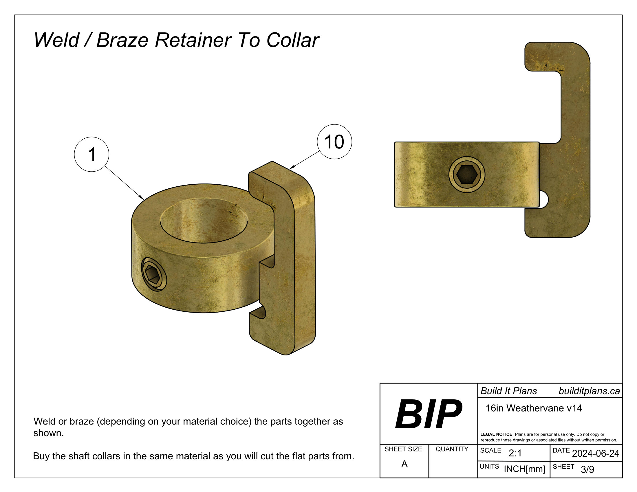 16 Inch Weather Vane Cut Files and Plans - DIY Weathervane DXF Files ...