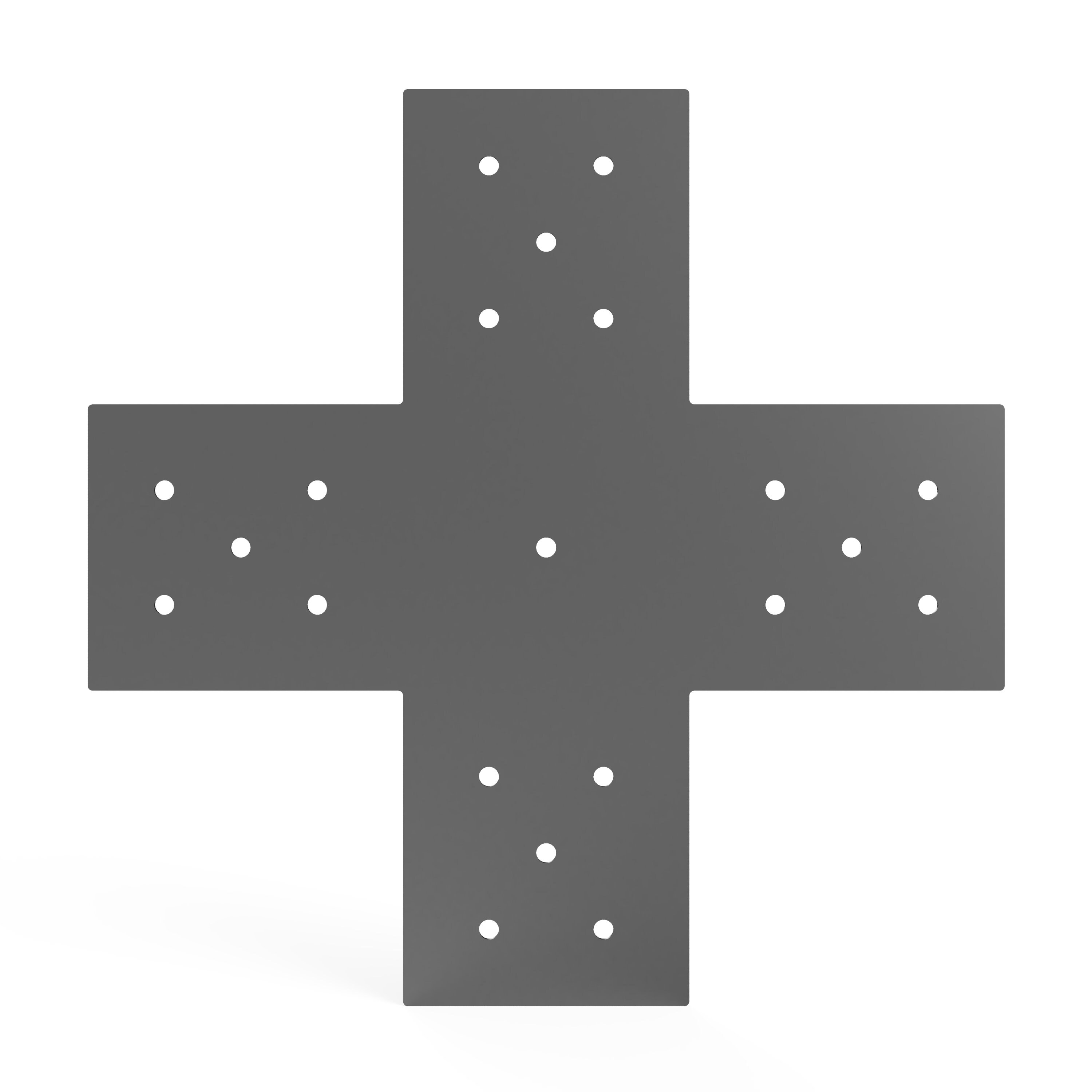 Standard 8x8 Post X Bracket Cut File for Timber Frame DXF Plasma File ...