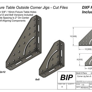 Fixture Table Corner Jig DXF Cut File Pack - Etsy