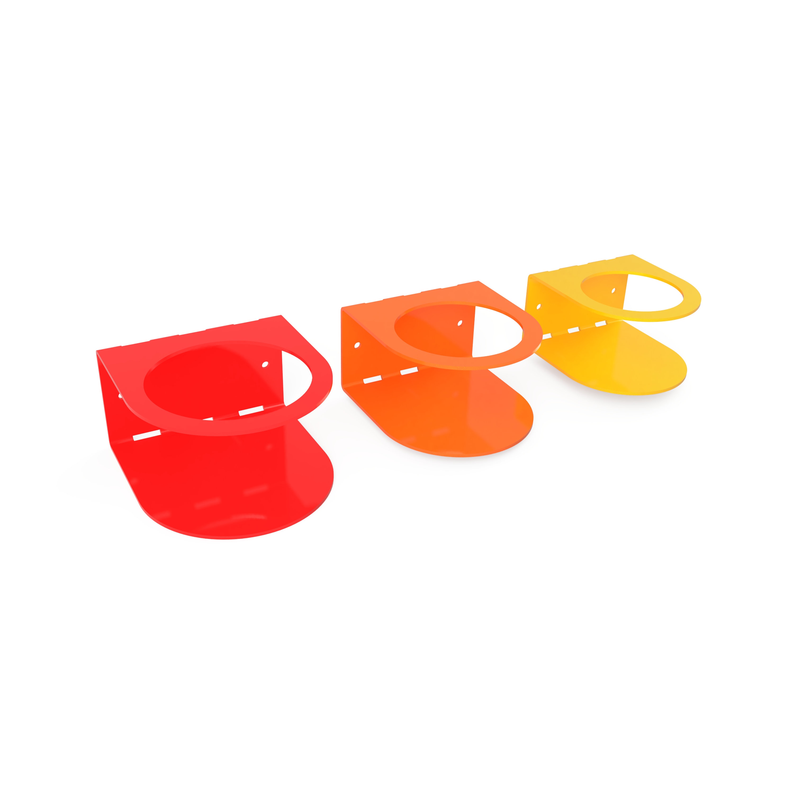 Universal Cup Holder DXF - Wall Mount Drink Holder Cut Files - Etsy