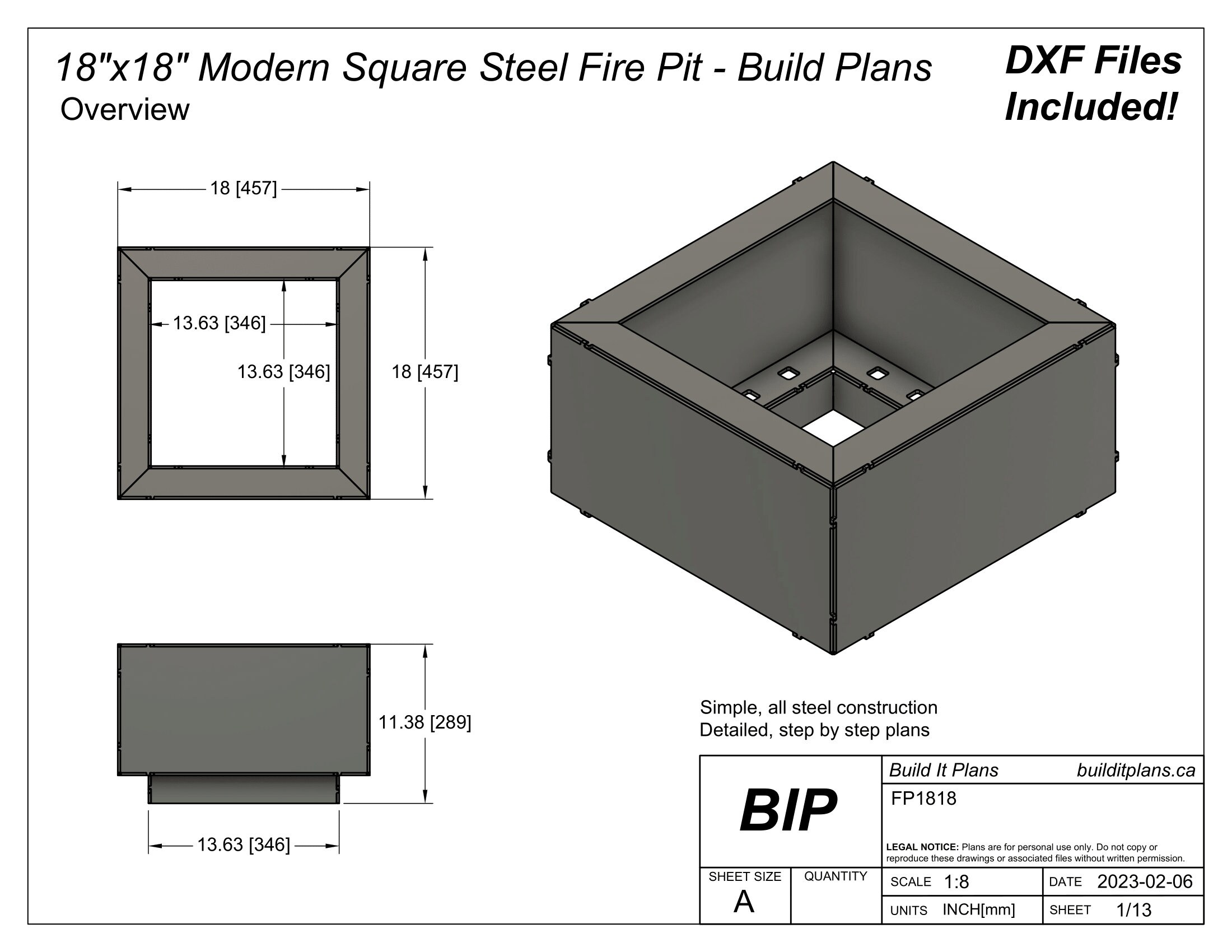 Steel Fire Pit Plans Hexagon Weathering Steel Fire Pit | Terrain