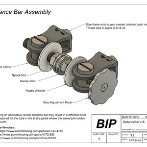 Pedal Box Files + Plans - Floor Mount 3 Pedal Set DXF Files + PDF Plans ...