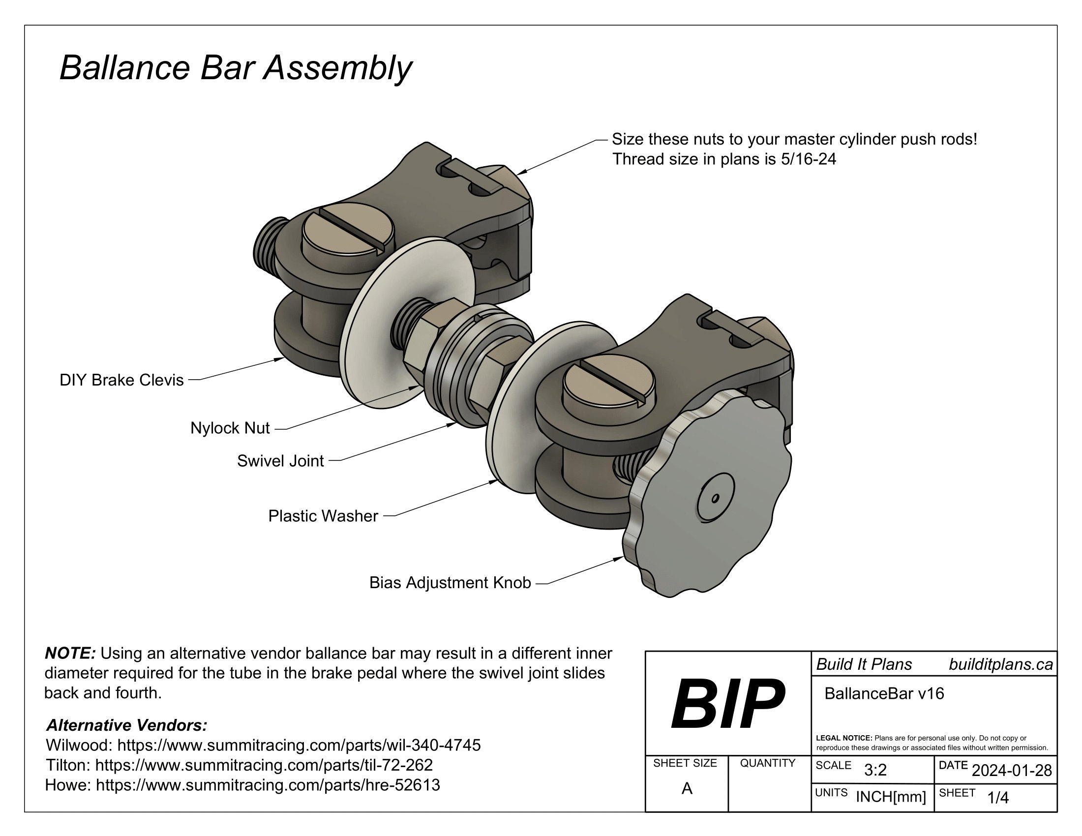 Pedal Box Files + Plans - Floor Mount 3 Pedal Set DXF Files + PDF Plans ...