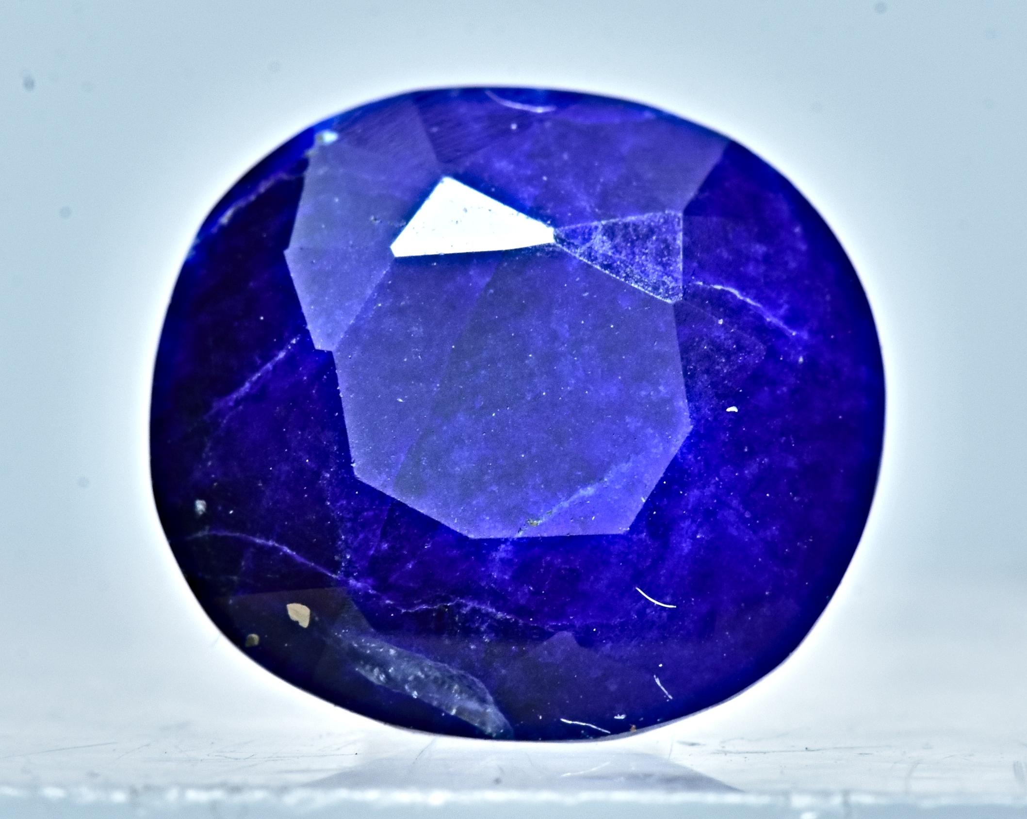 Super Blue Color Faceted Lazurite Cut Stone 2.50 Carat - Etsy