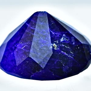 Super Blue Color Faceted Lazurite Cut Stone 2.50 Carat - Etsy