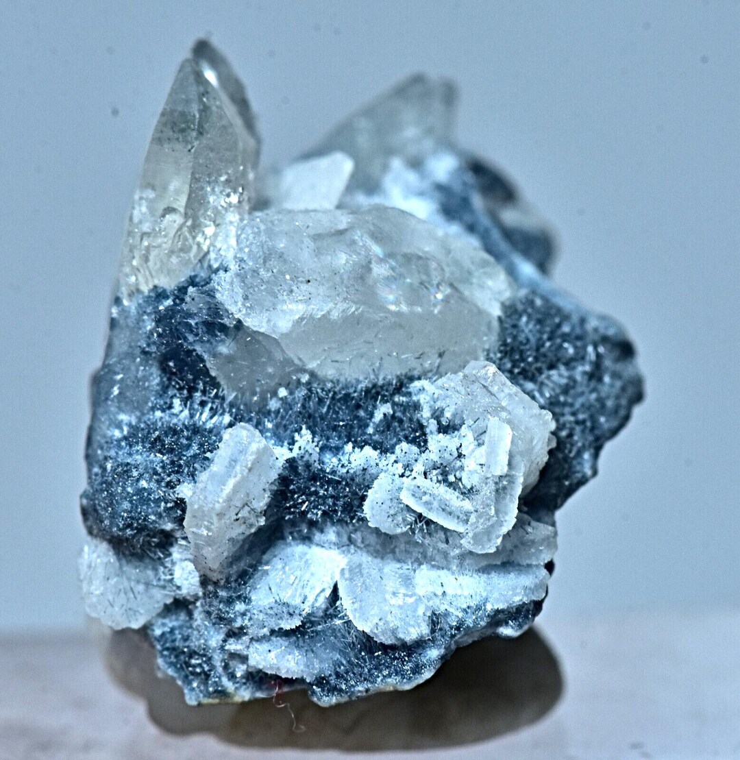 Rare Vorobyevite Beryl Crystal Cluster Combined With Quartz Crystals 21 ...