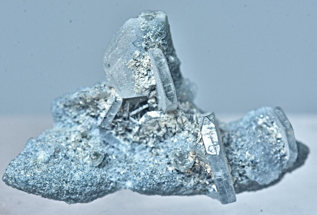 Unusual Vorobyevite Beryl Rosterite Crystals With Tourmaline & Mica 6 ...