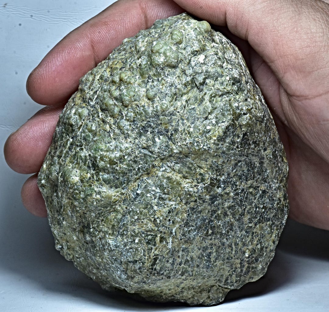 Natural Green Botryoidal Nephrite Jade Stone 533 Gram - Etsy