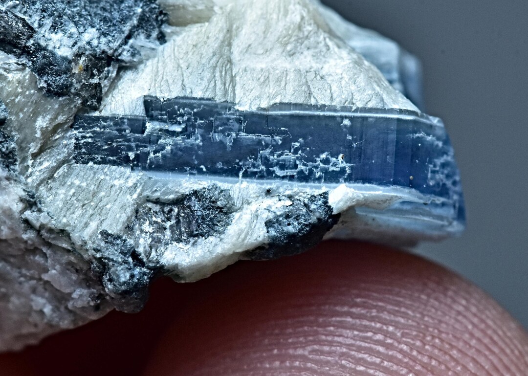 Unusual Vorobyevite Beryl Rosterite Crystal With Tourmaline on Feldspar ...