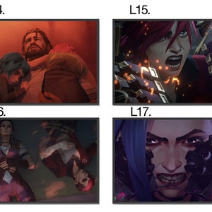 Arcane League of Legends Lol Anime Poster Art, Cover Design Poster ...