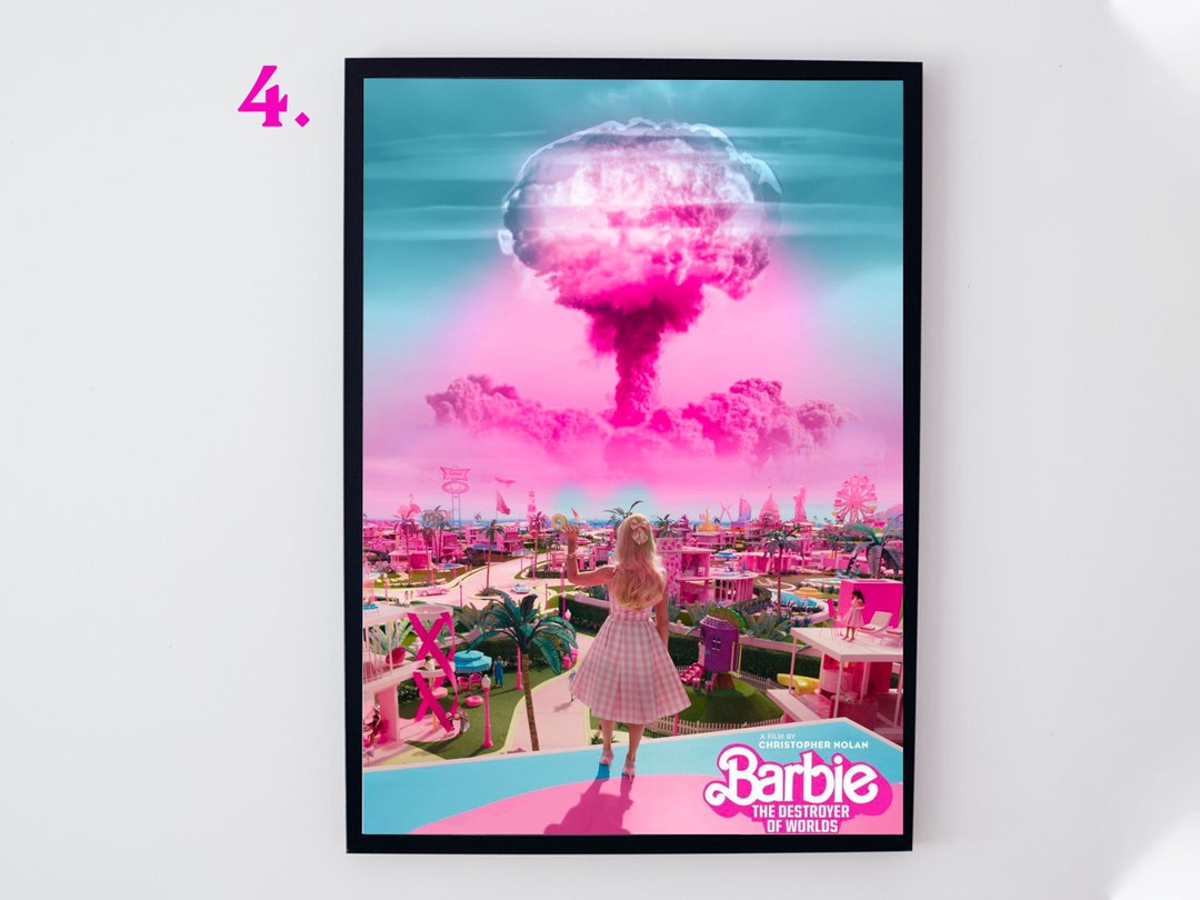Barbenheimer Movie Poster Wall Art - Etsy