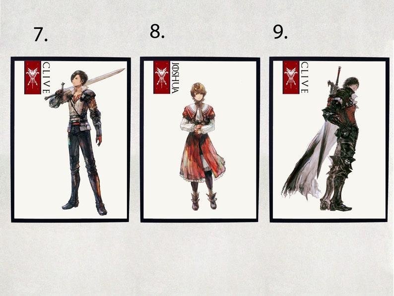 FF16 FFXVI Poster PS5 Video Game Poster Wall Art Gift Final - Etsy