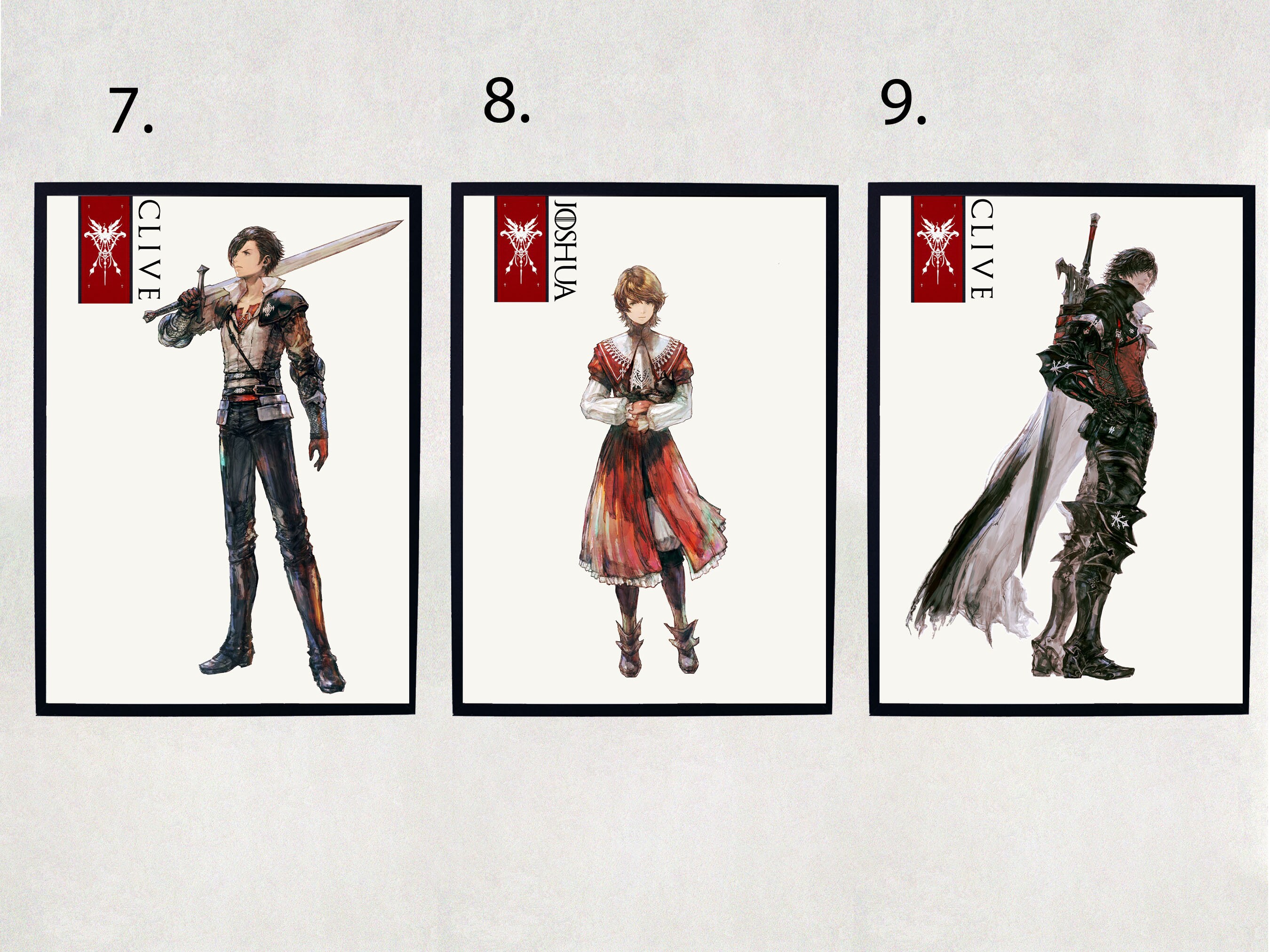 FF16 FFXVI Poster PS5 Video Game Poster Wall Art Gift Final - Etsy