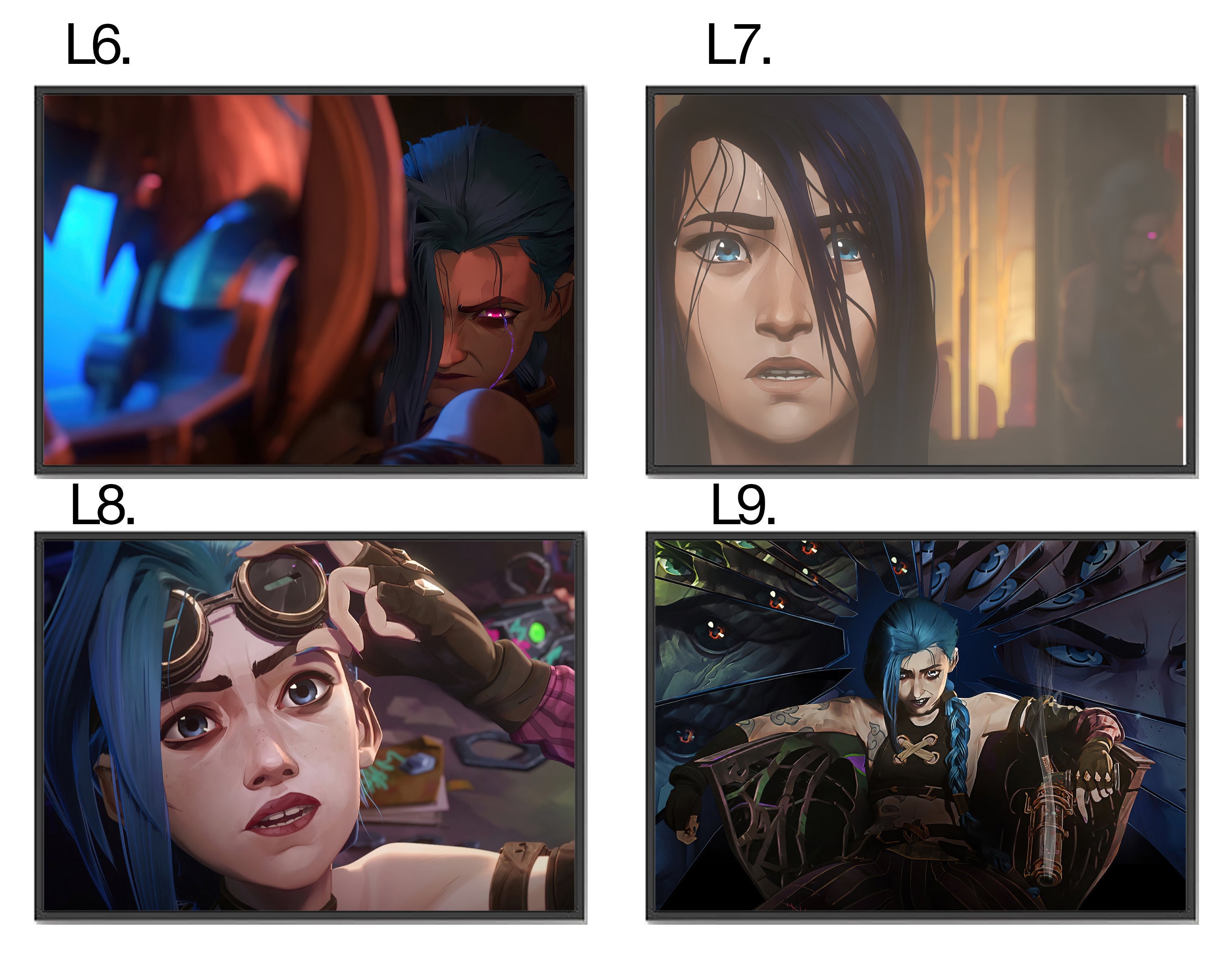 Arcane League of Legends Lol Anime Poster Art Cover Design - Etsy