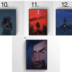 Arcane League of Legends Lol Anime Poster Art, Cover Design Poster ...