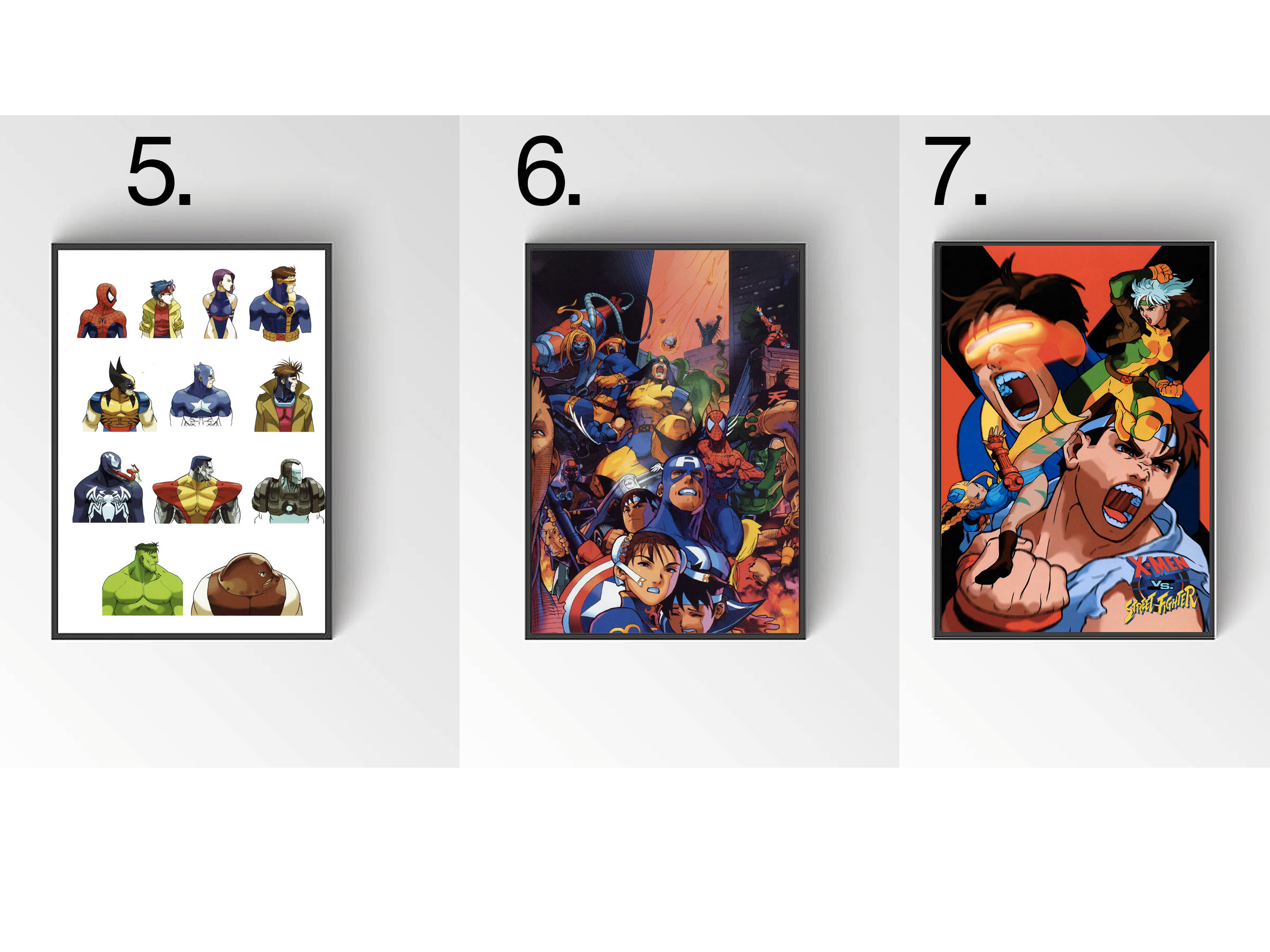 Marvel Vs Capcom Poster Retro Vintage Poster Art Cover Design - Etsy