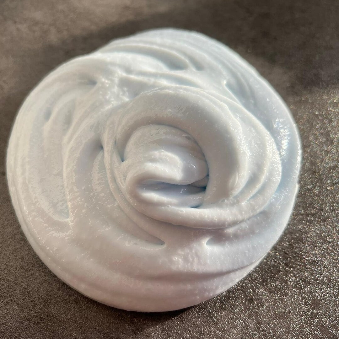 Sky Blue Slime Thick, Glossy and Stretchy Slime Light Blue Color 8 OZ ...