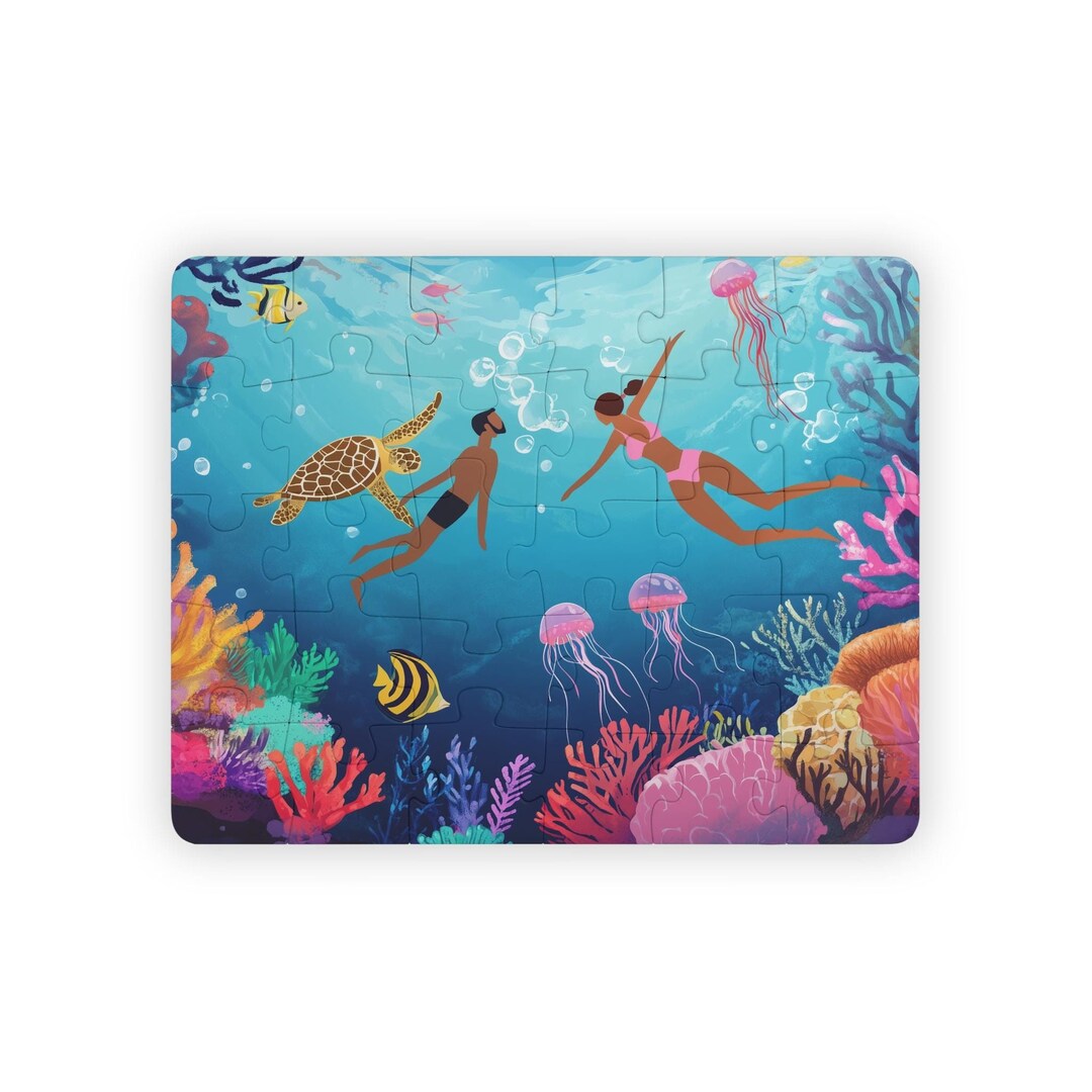Ocean Puzzle, Childrens Jigsaw Puzzle, Puzzles for Toddlers, 30 Piece ...