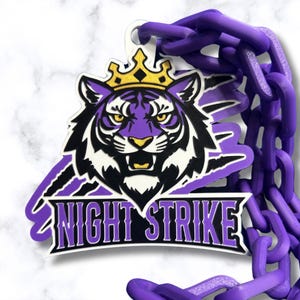 Custom Sports Spirit Chain Necklace: Personalized Team Hype Accessory ...