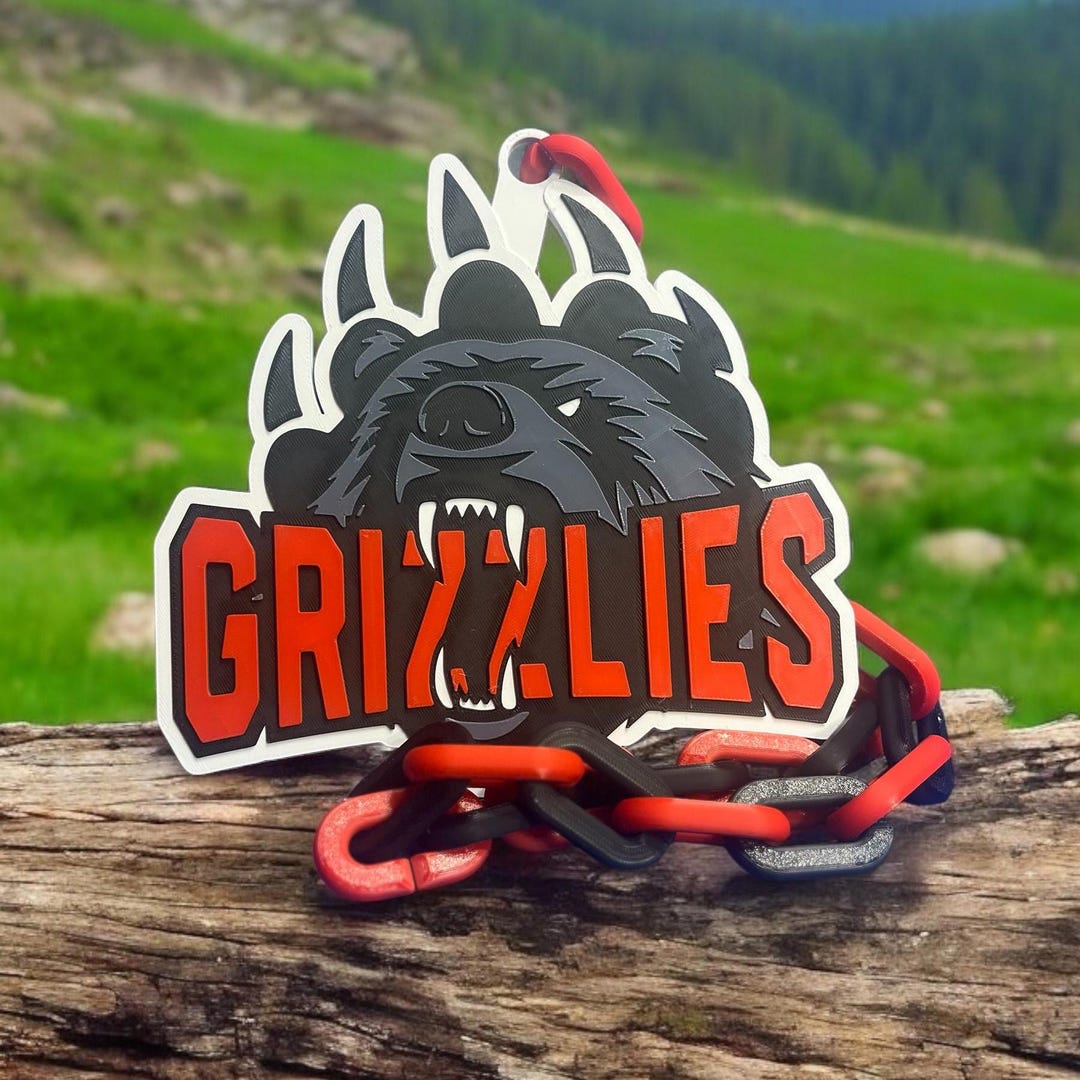 Custom 3D Printed Sports Spirit Chain: Team Colors & Logos - Etsy